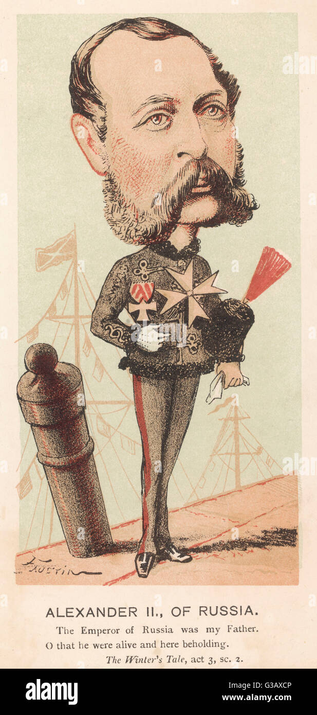 Tsar alexander ii tsar russia 1855 81 date hi-res stock photography and ...