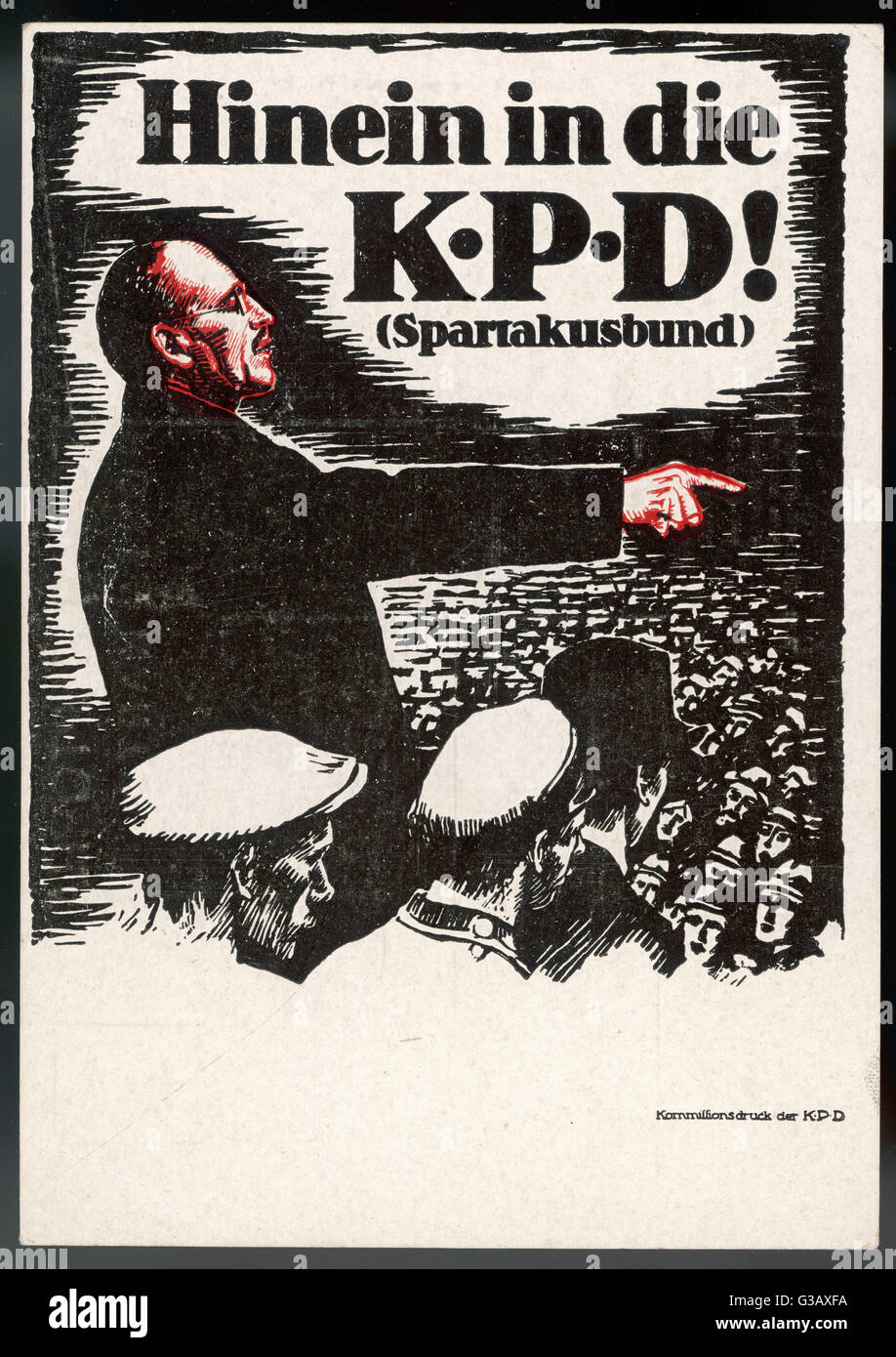 KPD POSTER 1919 Stock Photo - Alamy