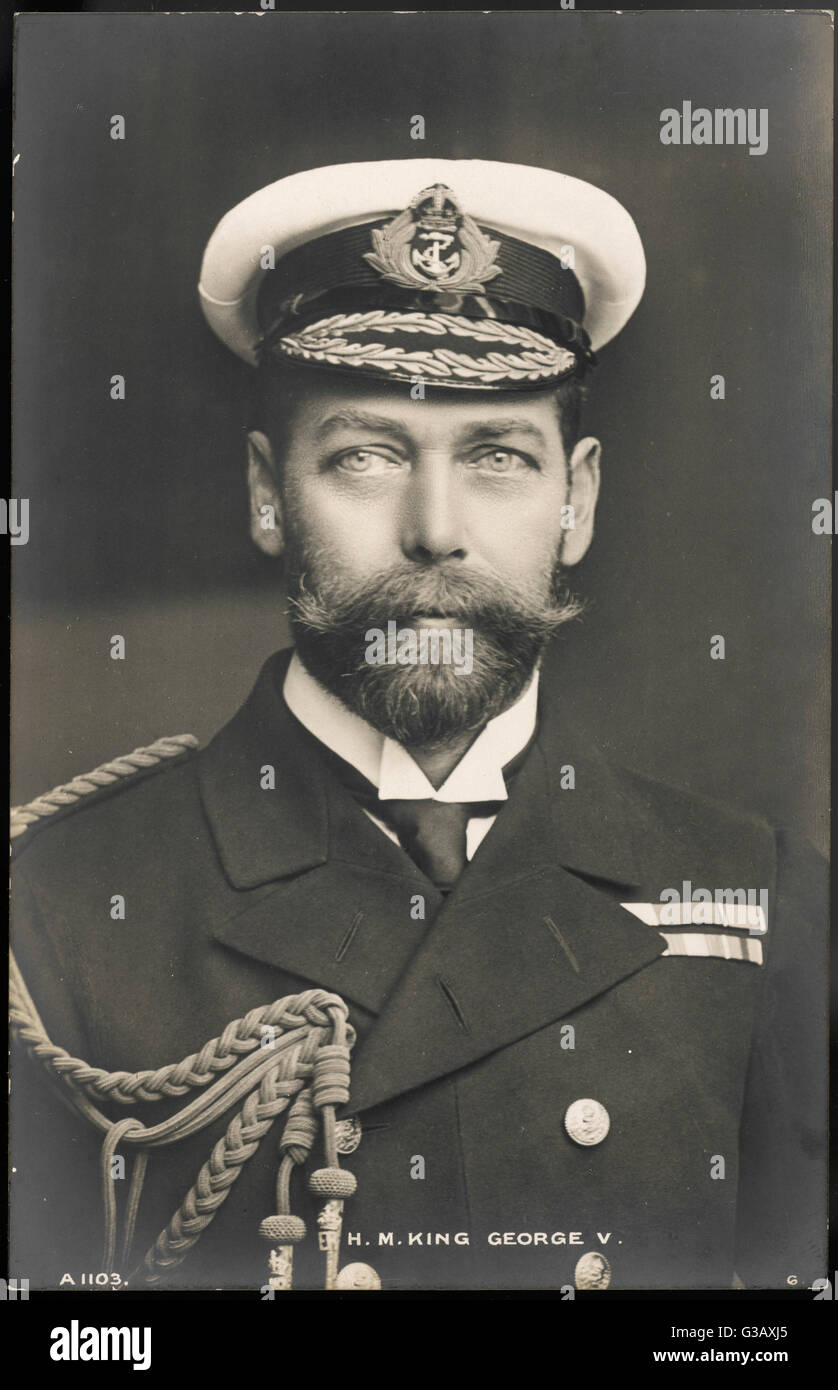 King george v postcard hi-res stock photography and images - Alamy