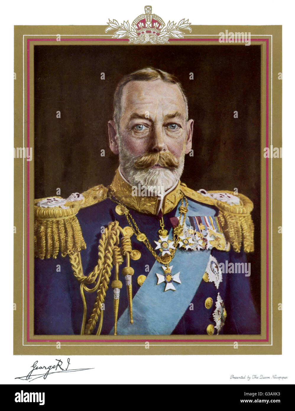 King george v 1865 1935 hi-res stock photography and images - Alamy