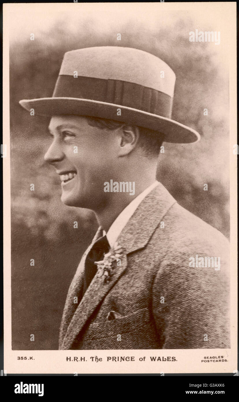 The smiling prince edward viii hi-res stock photography and images - Alamy