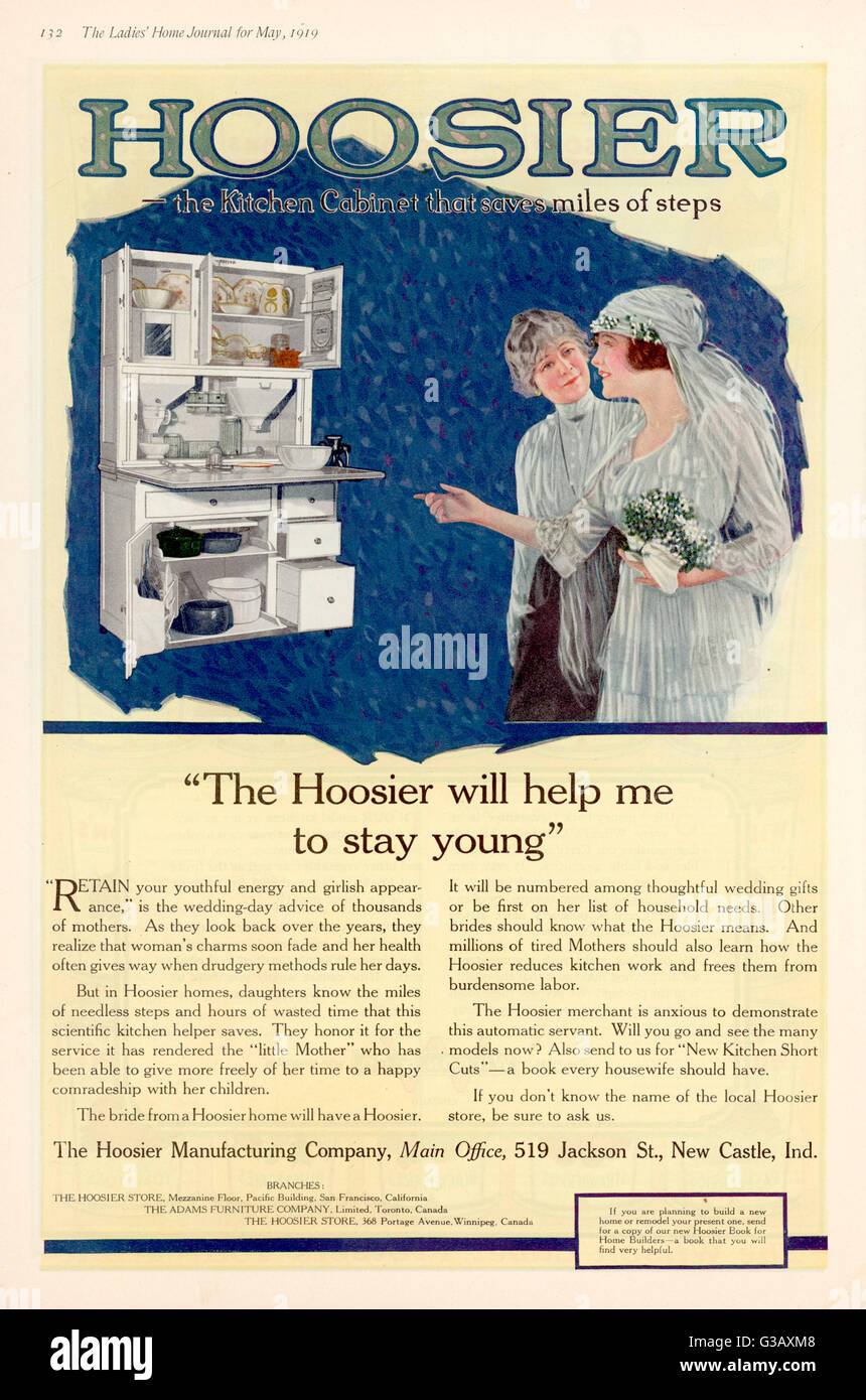 KITCHEN CABINET ADVERT Stock Photo - Alamy