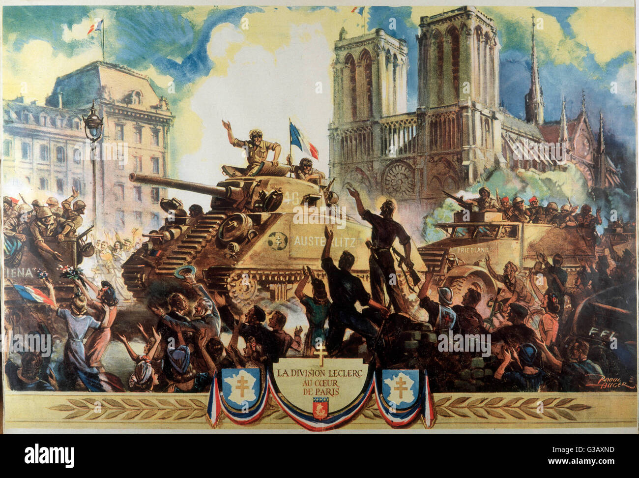 Leclerc 1944 Paris High Resolution Stock Photography and Images - Alamy