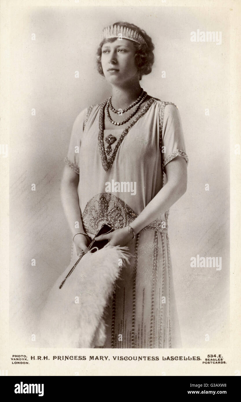 Princess Mary, Viscountess Lascelles in 1922 Stock Photo - Alamy