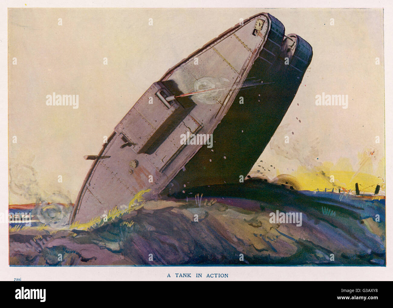 Tank on rough terrain hi-res stock photography and images - Alamy