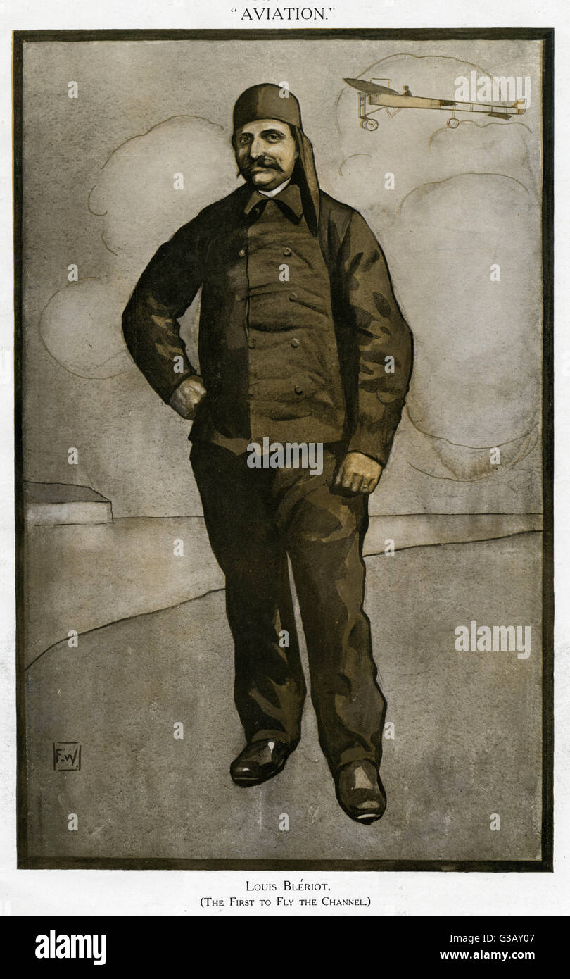 French aviator louis bleriot hi-res stock photography and images - Alamy