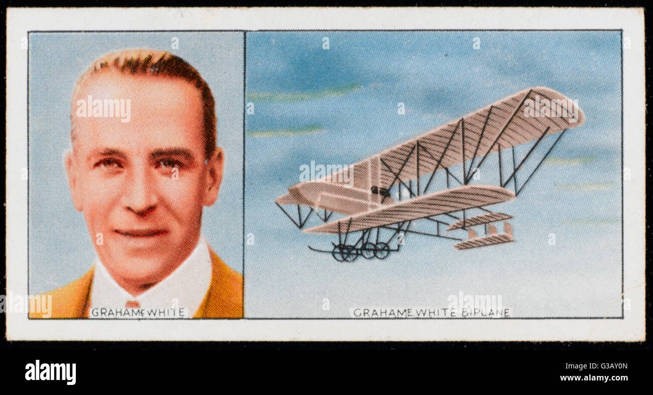 White biplane hi-res stock photography and images - Alamy