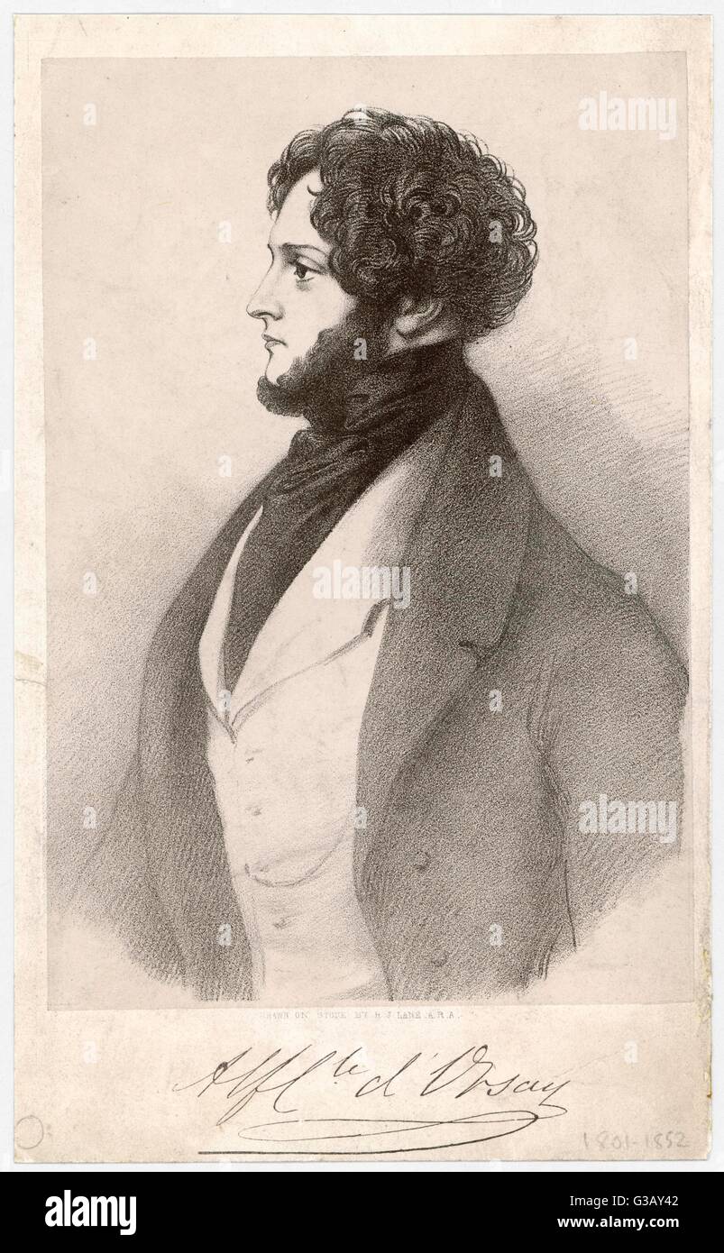 ALFRED COUNT D'ORSAY Stock Photo - Alamy