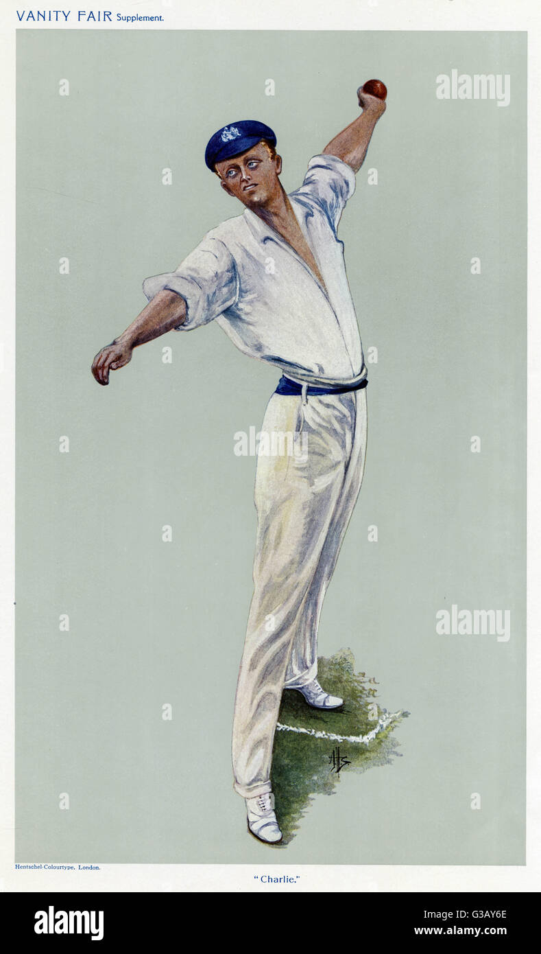 English Test Cricketer Colin Blythe Stock Photo - Alamy