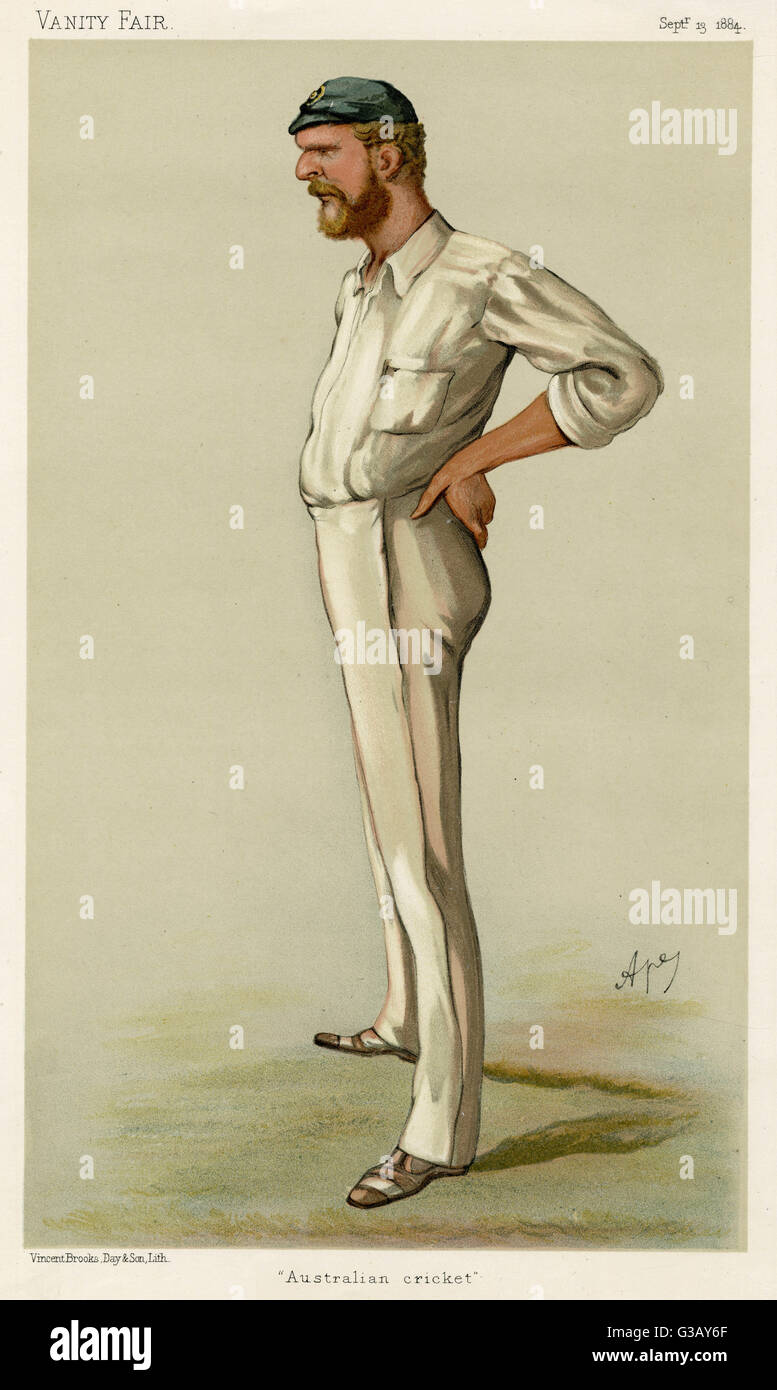 George John Bonnor, Australian cricketer Date: 1884 Stock Photo - Alamy