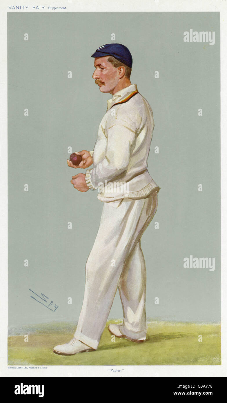 Wells - Cricketer Stock Photo - Alamy