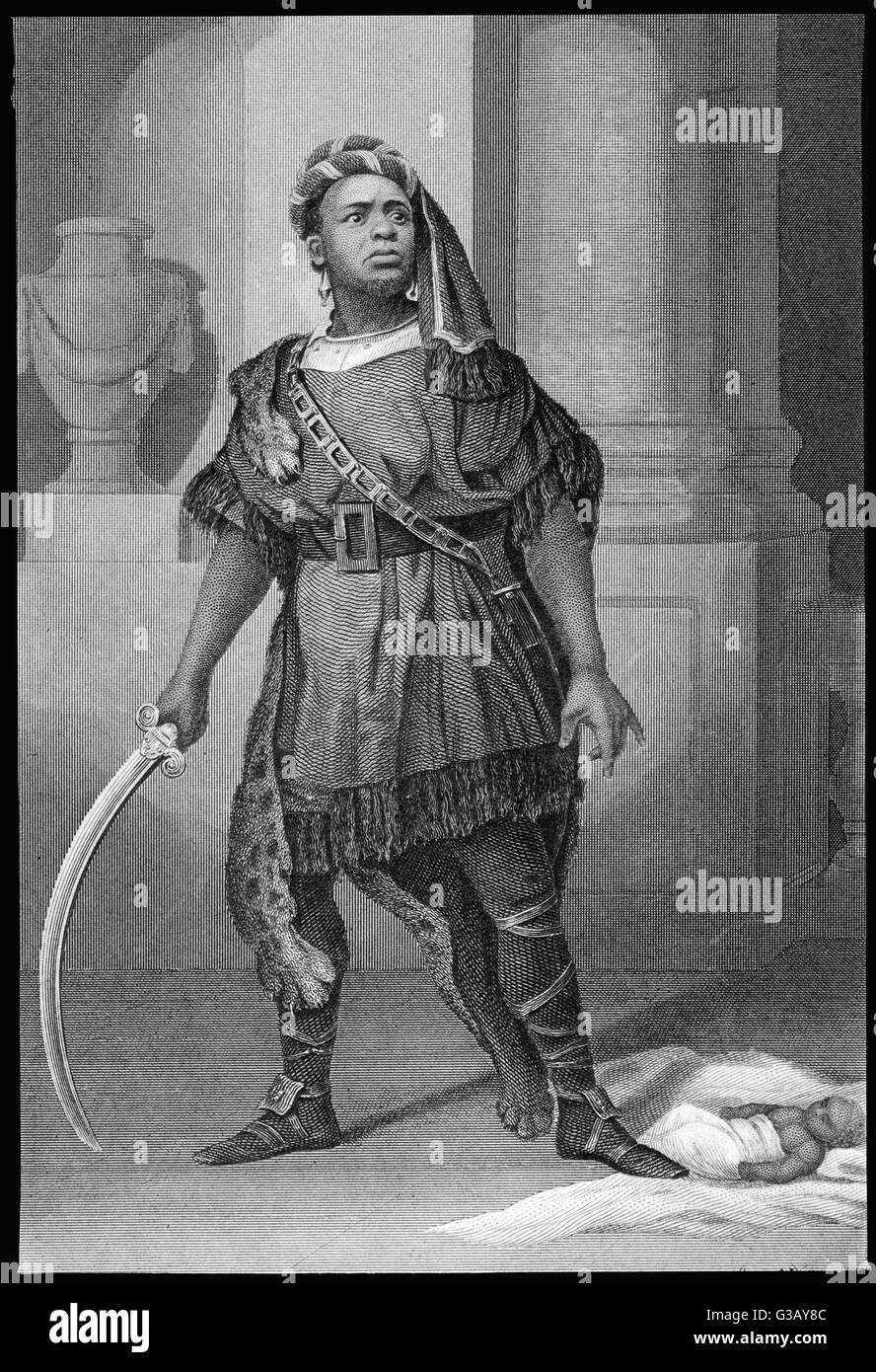 IRA FREDERICK ALDRIDGE known as THE AFRICAN ROSCIUS, American actor ...