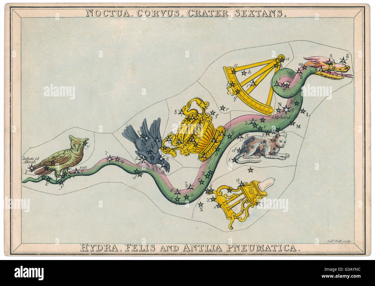 Hydra constellation hi-res stock photography and images - Alamy