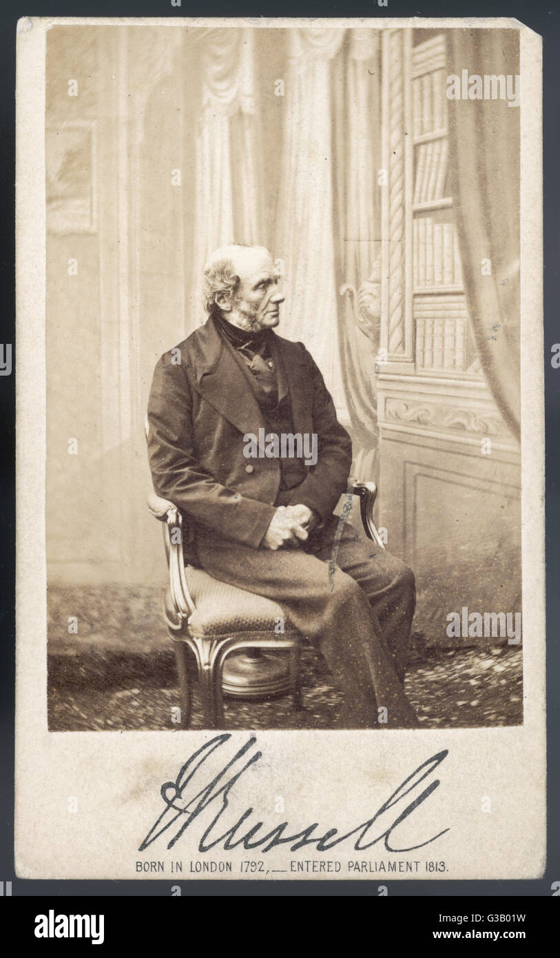 Lord john russell hi-res stock photography and images - Alamy