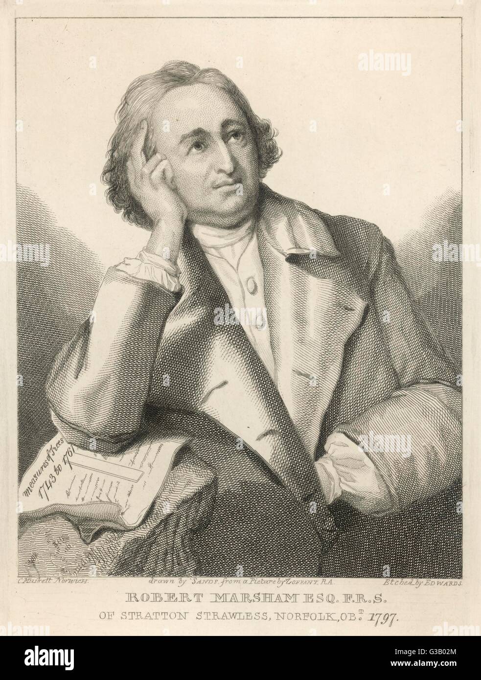 ROBERT MARSHAM naturalist of Stratton Strawless, Norfolk : Fellow of ...