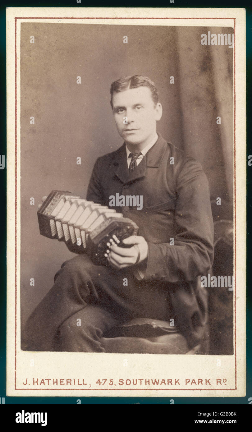 Man - Concertina - Photo Stock Photo - Alamy