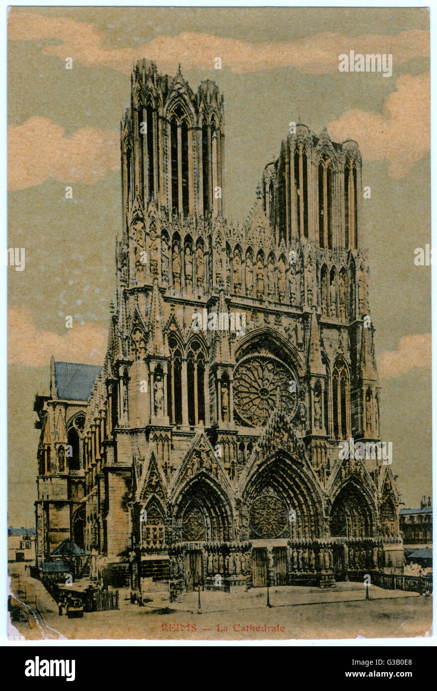 Reims Cathedral, Paris Stock Photo - Alamy