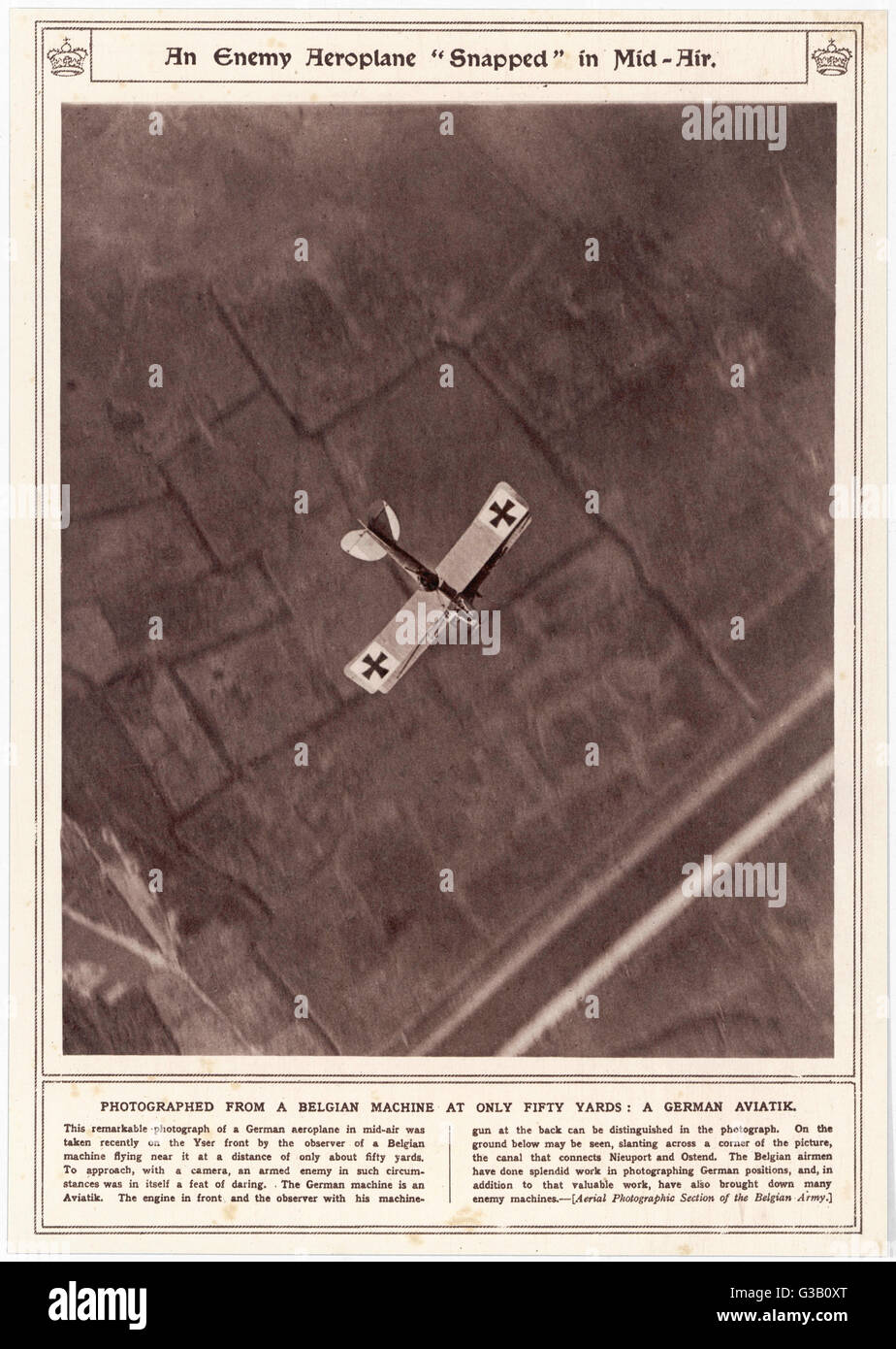 German aircraft 1916 hi-res stock photography and images - Alamy