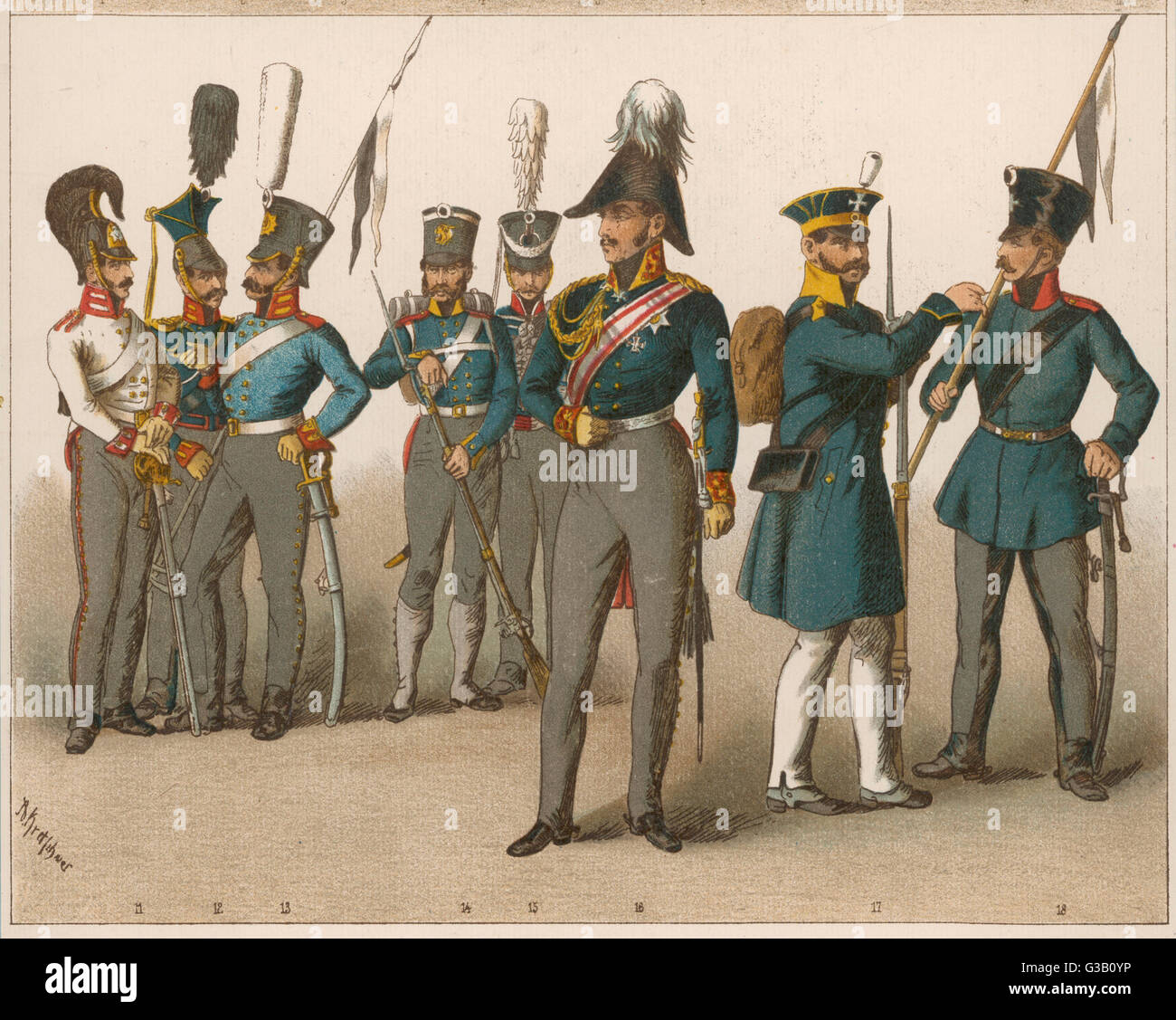 Prussian soldiers hi-res stock photography and images - Alamy