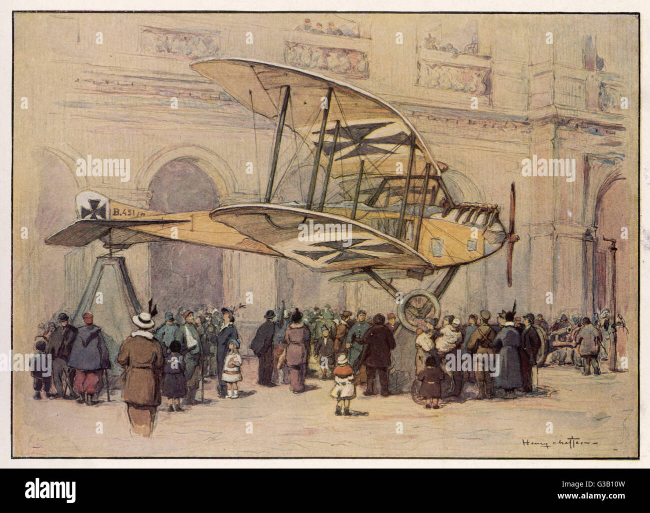 Captured german aeroplane hi-res stock photography and images - Alamy