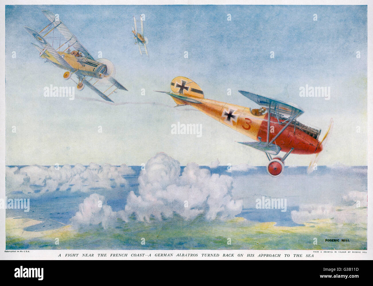 World War One Albatros Aircraft High Resolution Stock Photography and ...