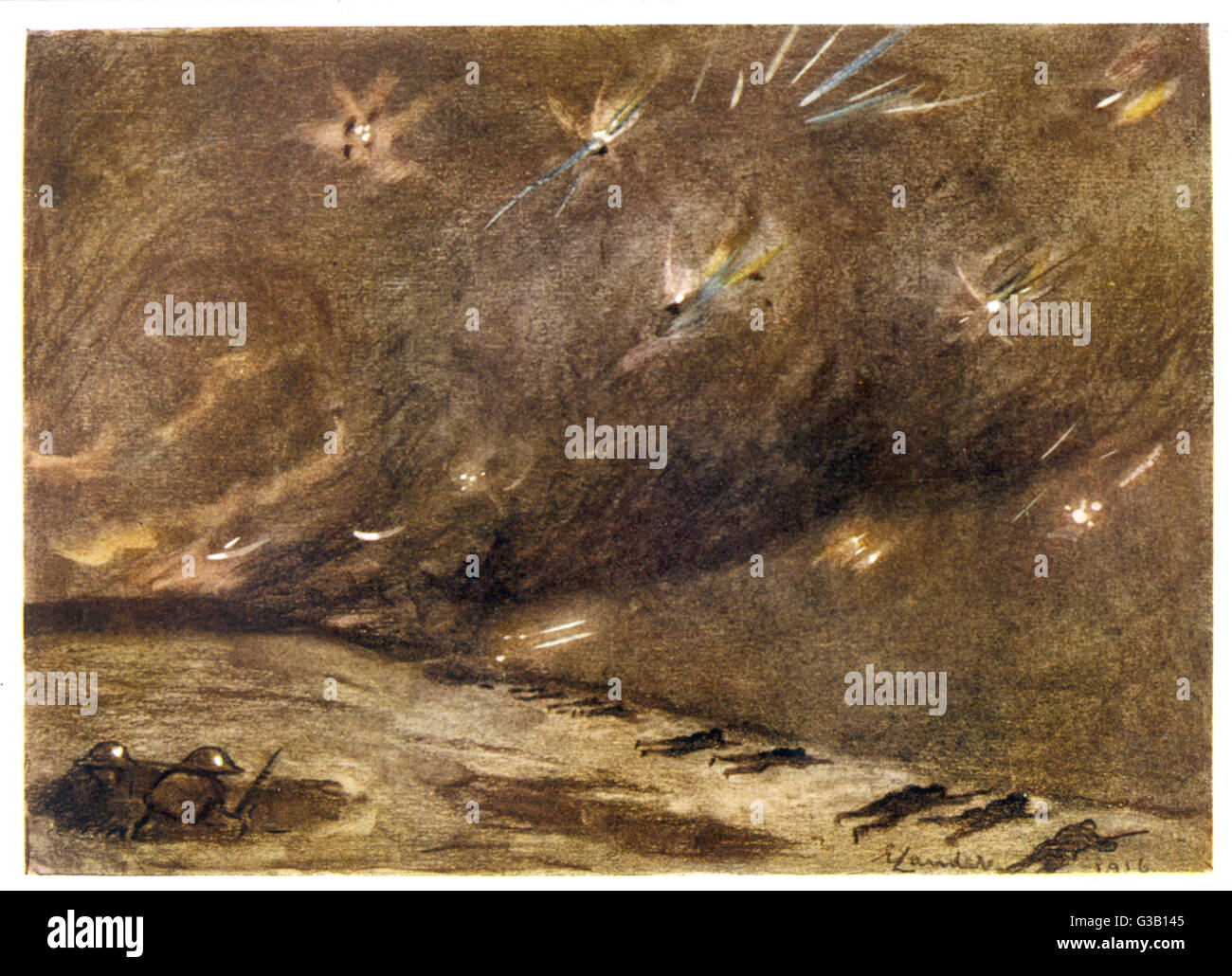 Artillery barrage hi-res stock photography and images - Alamy