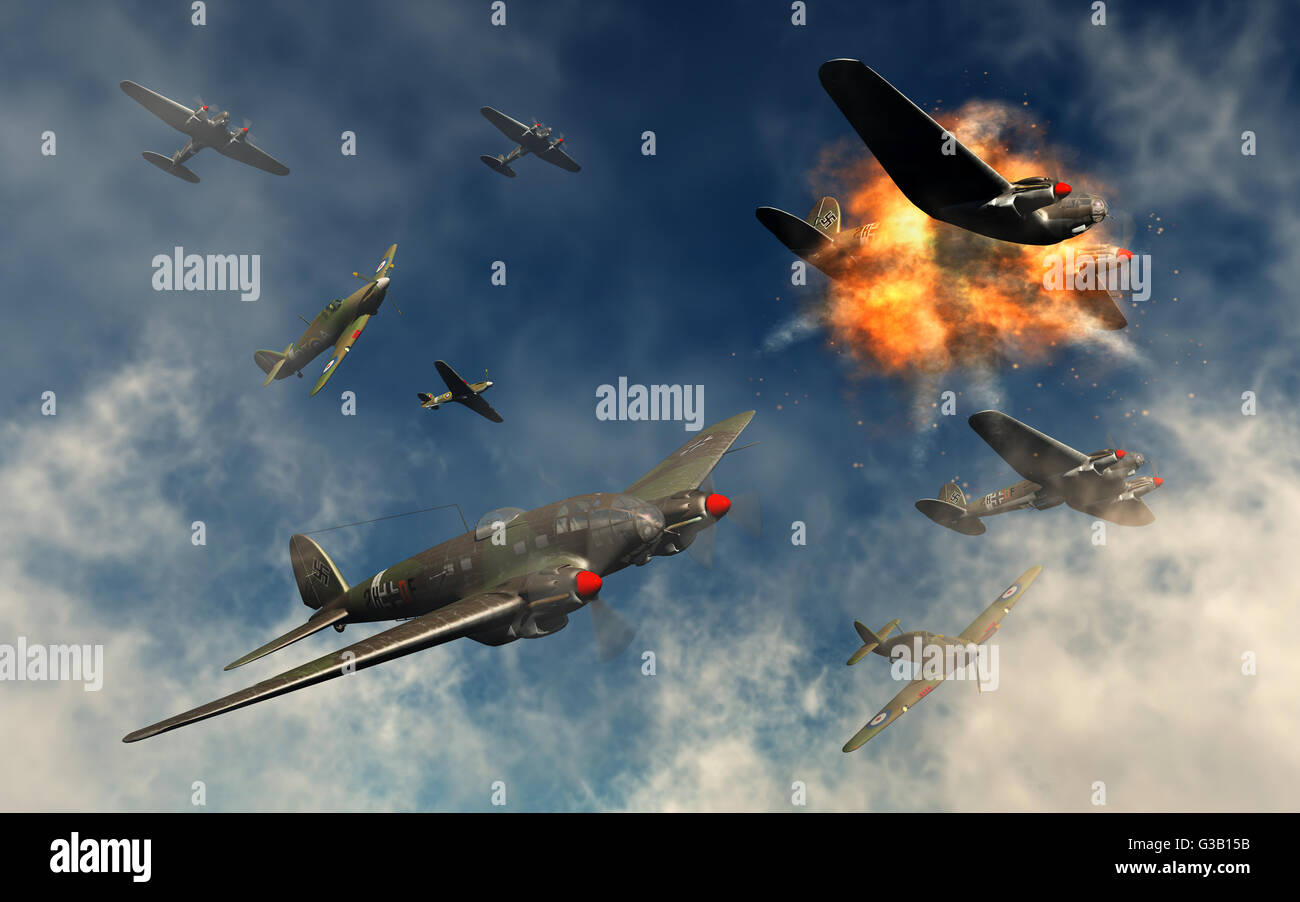 The Battle Of Britain Stock Photo - Alamy