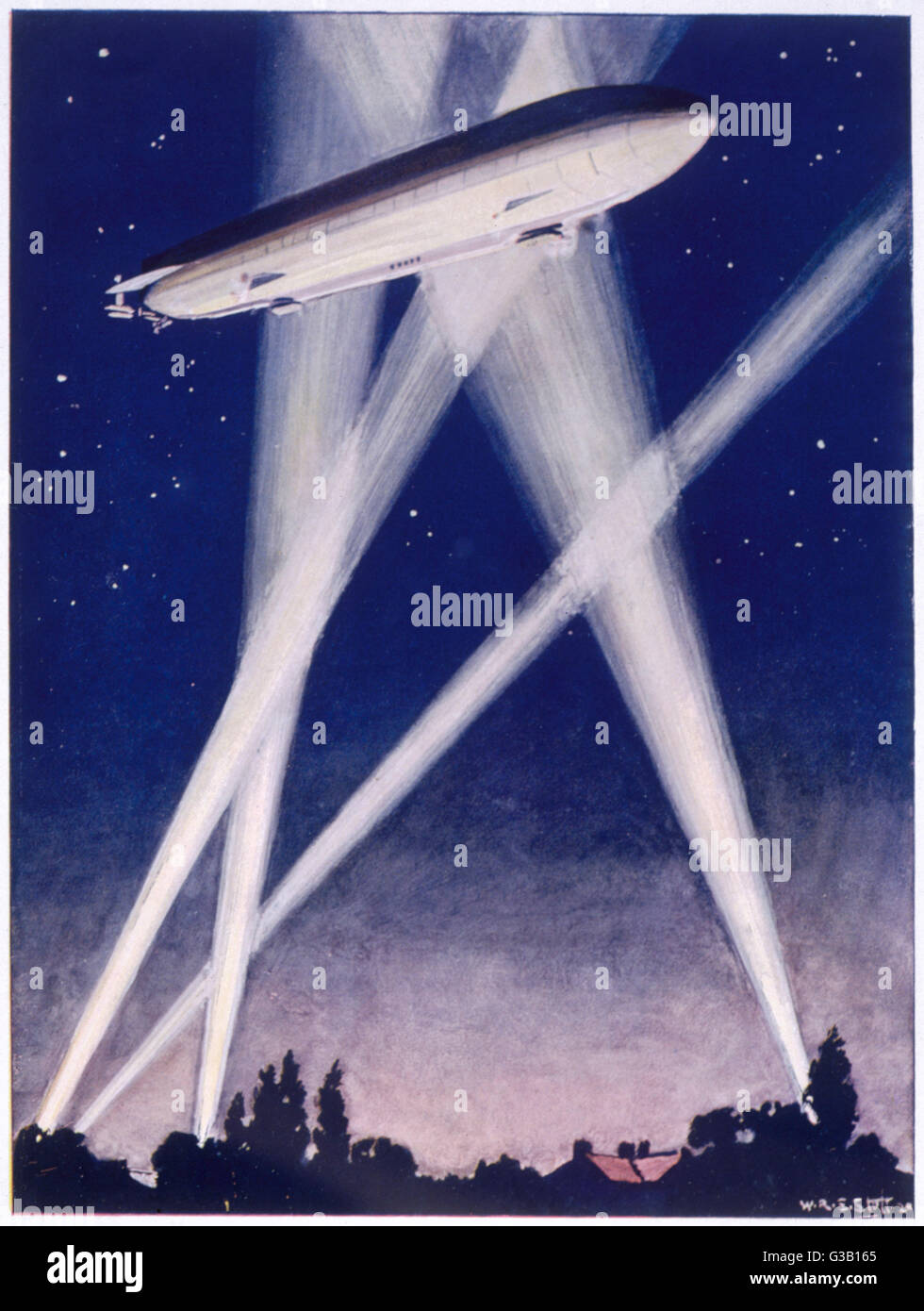 Zeppelin airships ww1 hi-res stock photography and images - Alamy