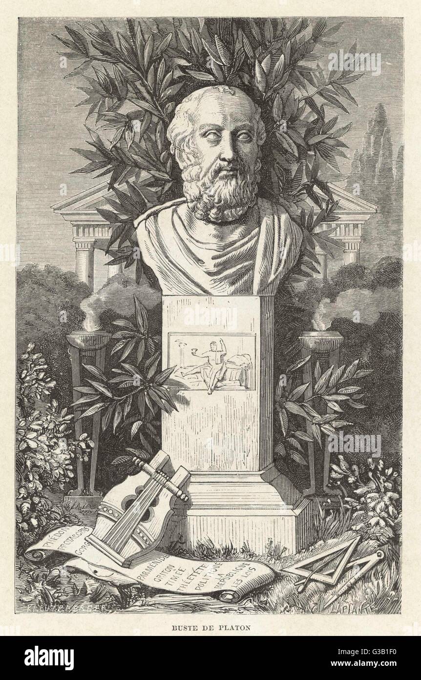 Plato bust hi-res stock photography and images - Alamy