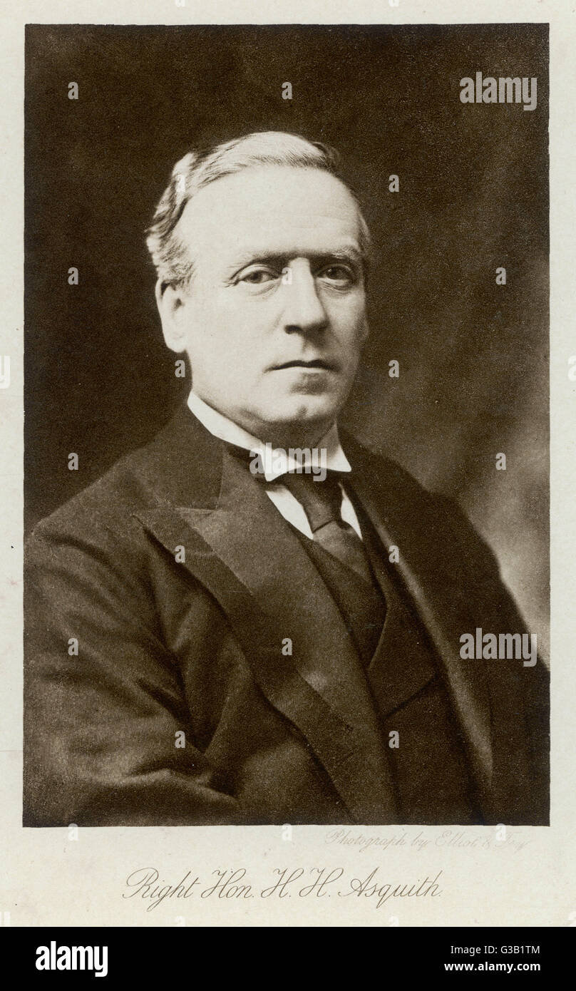 HERBERT HENRY ASQUITH Stock Photo - Alamy