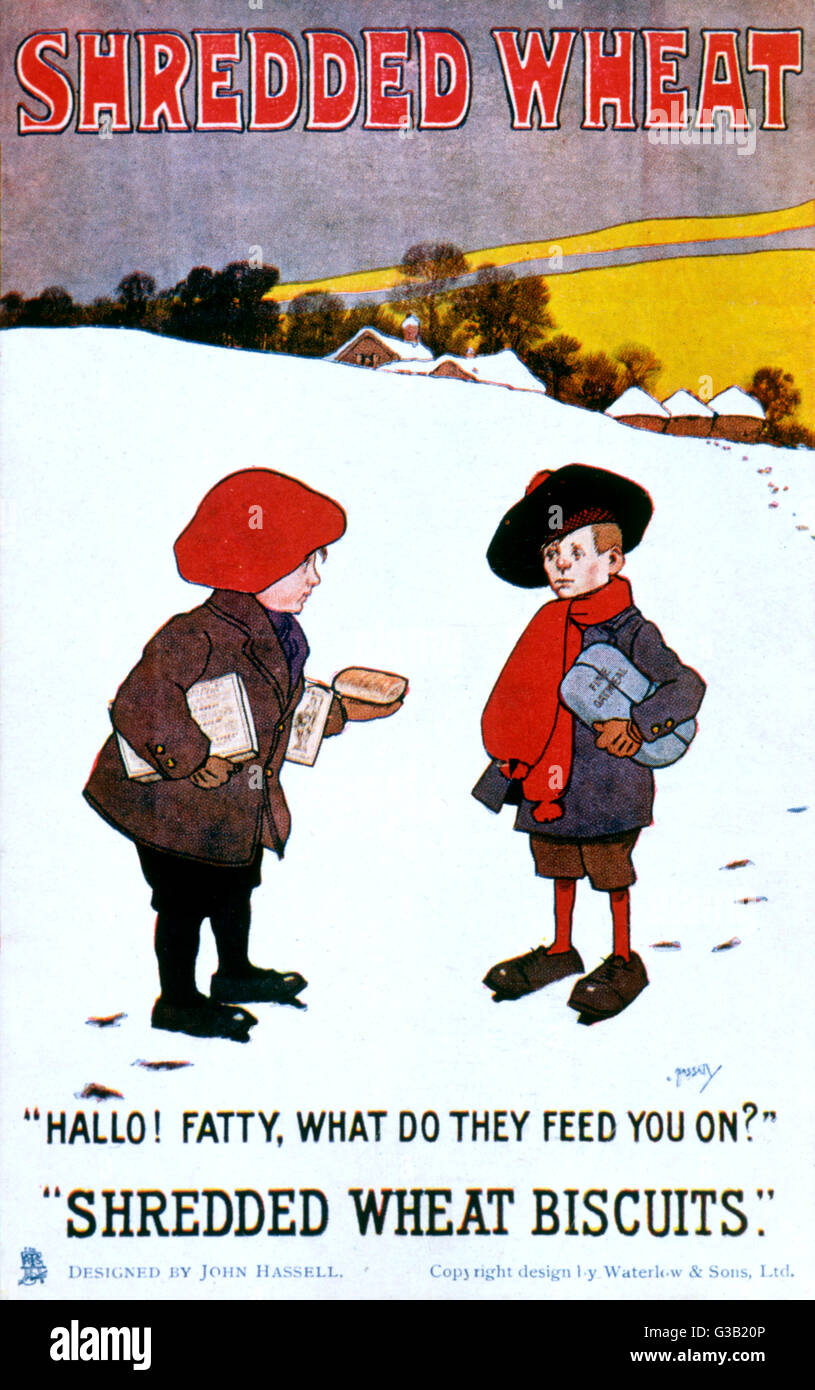 Shredded wheat advert hi-res stock photography and images - Alamy