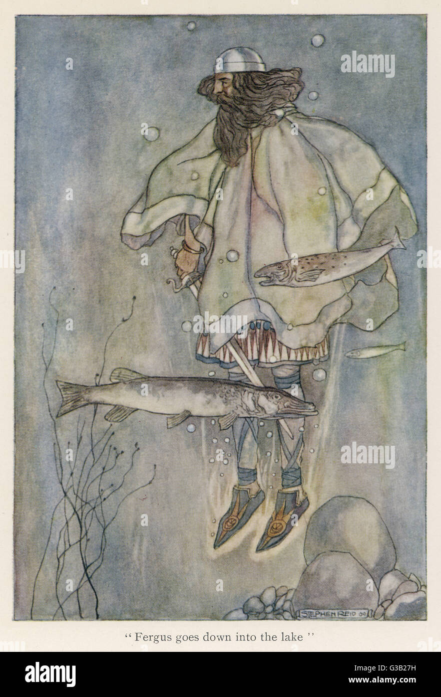 MYTH/FERGUS IN LOCH FURY Stock Photo - Alamy