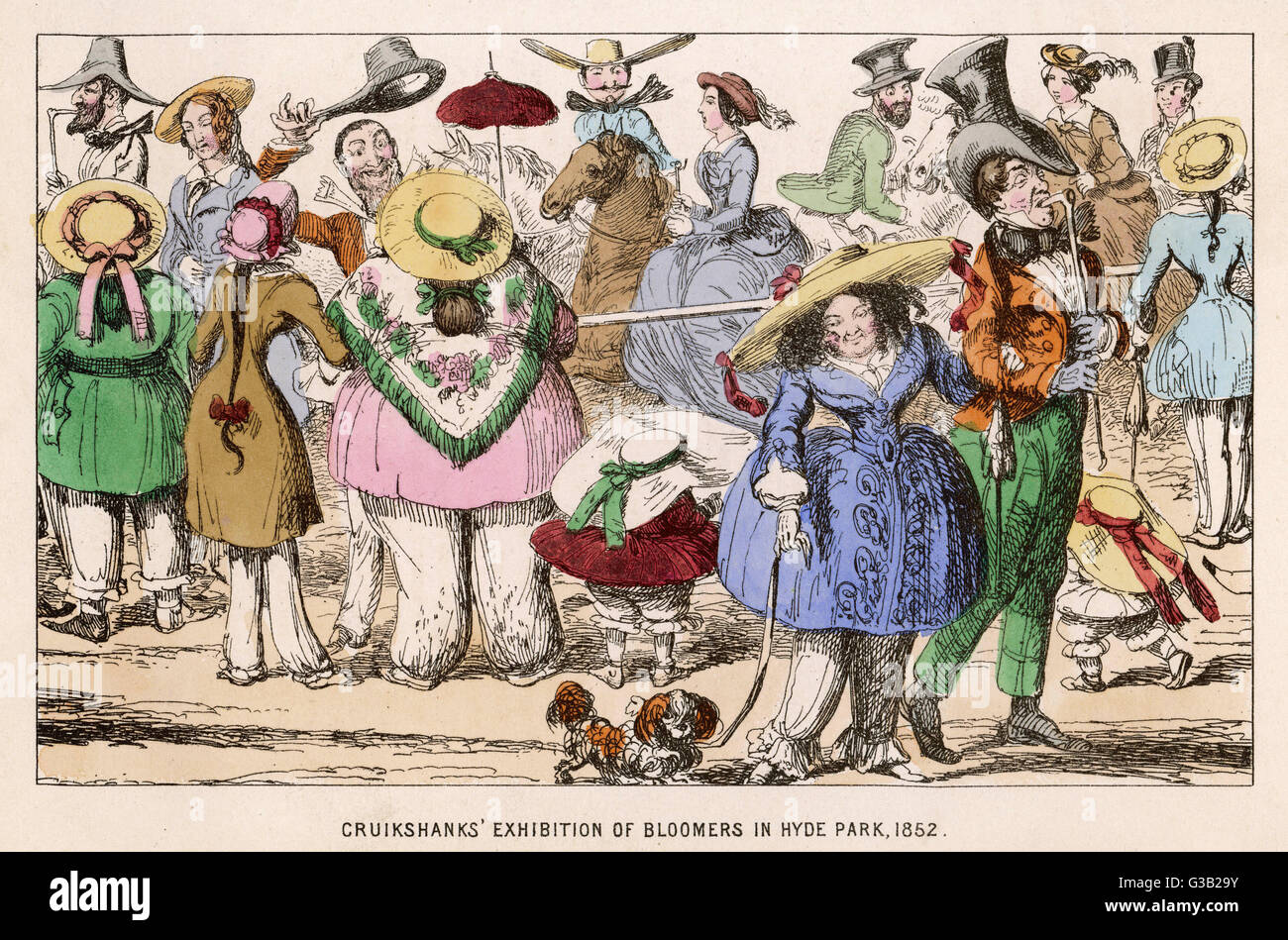 Victorian women's fashion bloomers hi-res stock photography and images ...