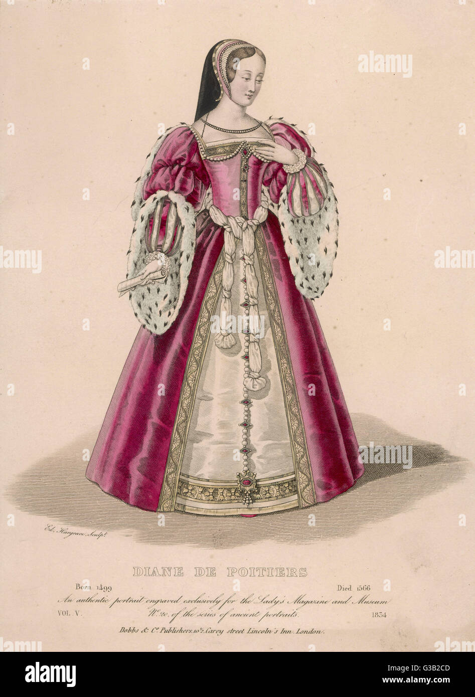 COURT LADY - circa 1525 Stock Photo - Alamy