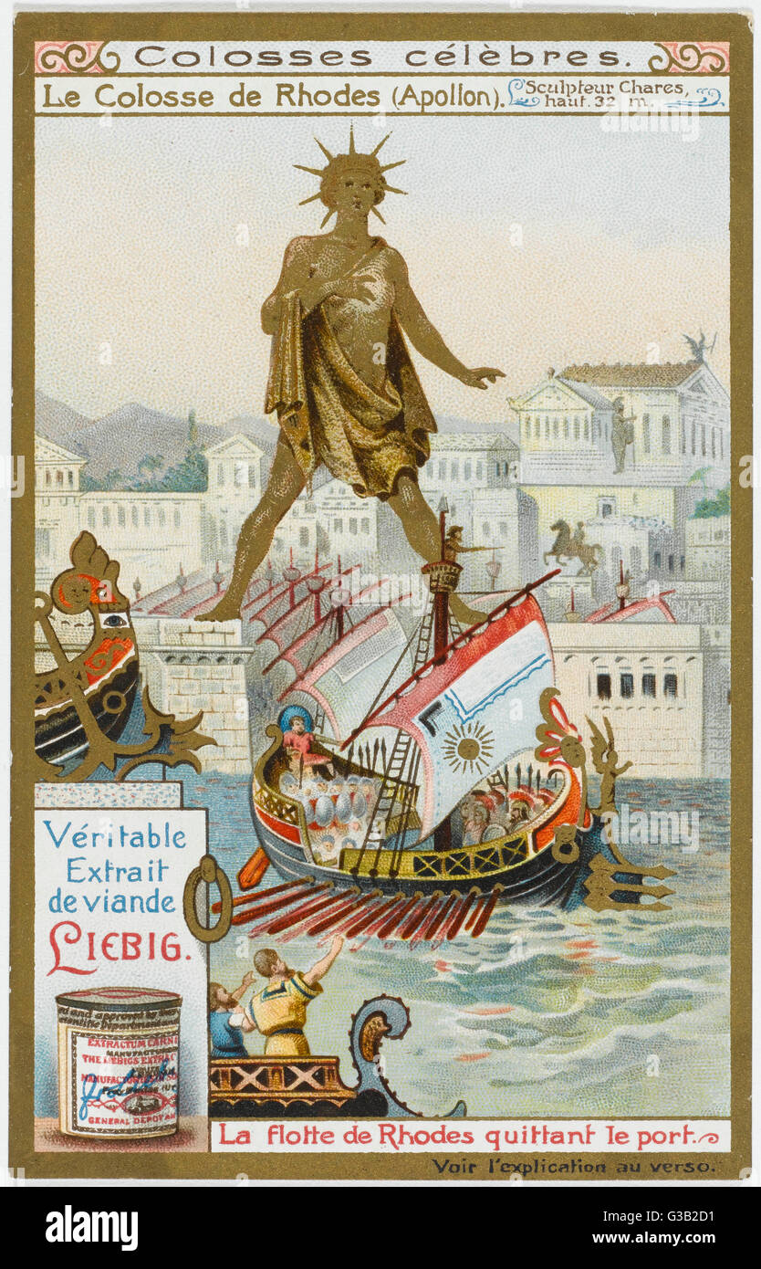 COLOSSUS OF RHODES Stock Photo - Alamy