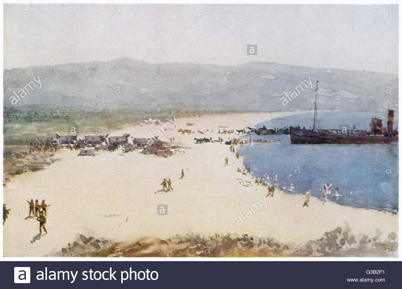 Wwi Gallipoli Suvla Bay Stock Photos & Wwi Gallipoli Suvla Bay Stock ...