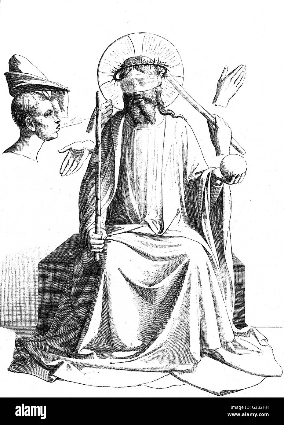 Jesus nazareth when the soldiers struck him hi-res stock photography ...