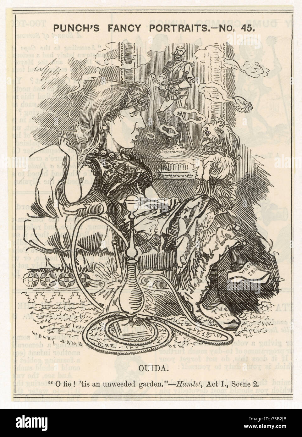 'OUIDA' IN PUNCH Stock Photo - Alamy