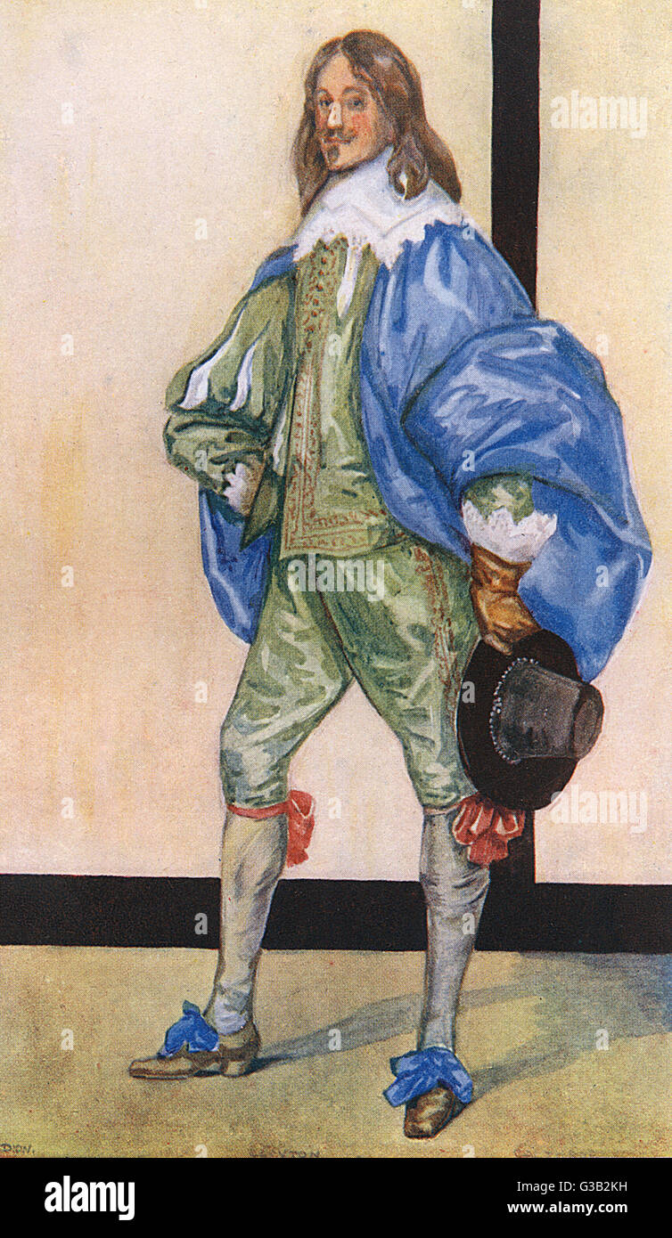 Englishman of 1635 Stock Photo - Alamy