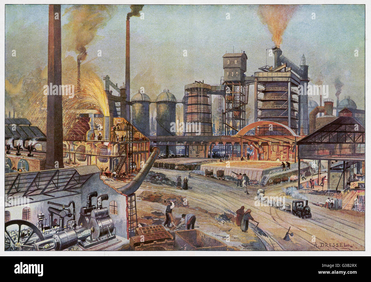 Iron foundry hi-res stock photography and images - Alamy