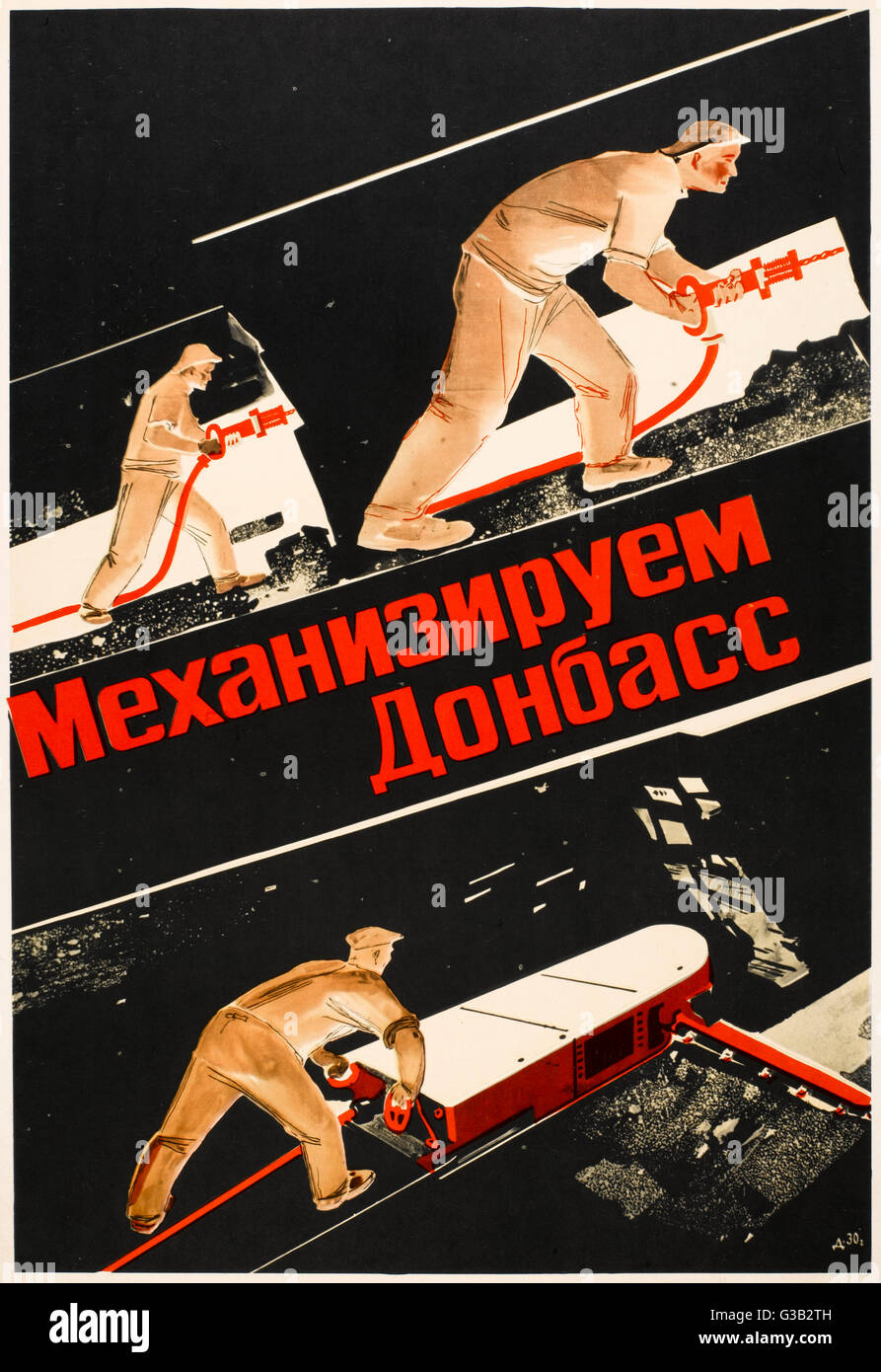 POSTER ; MECHANIZE Stock Photo - Alamy