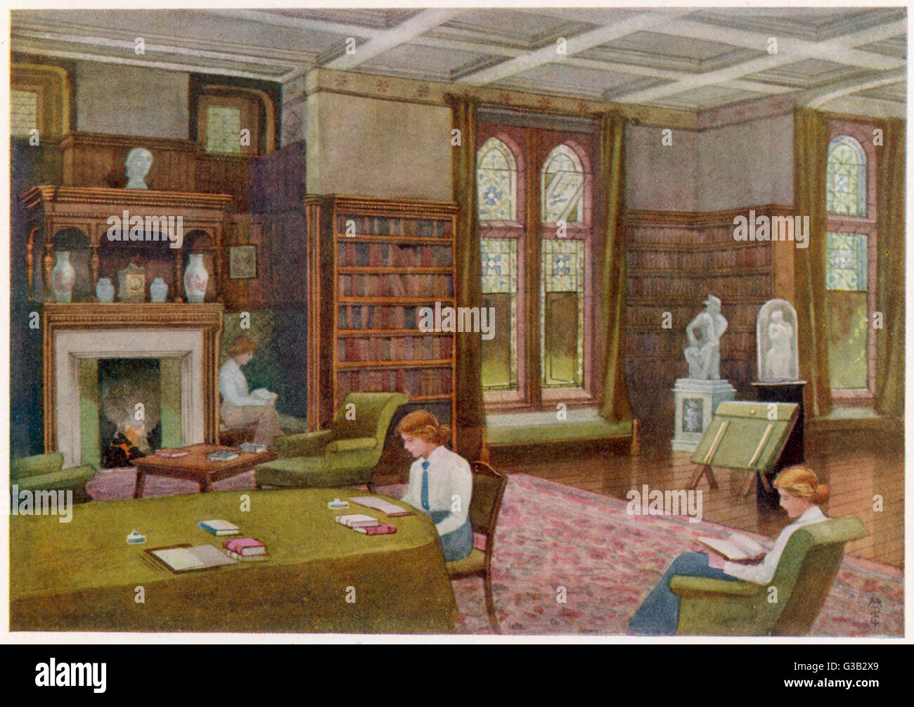 College Library Cambridge High Resolution Stock Photography and Images ...