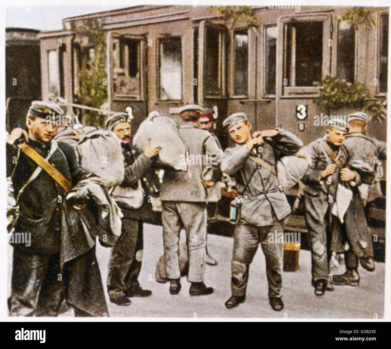 WWI/GERMANS RETURN HOME Stock Photo - Alamy
