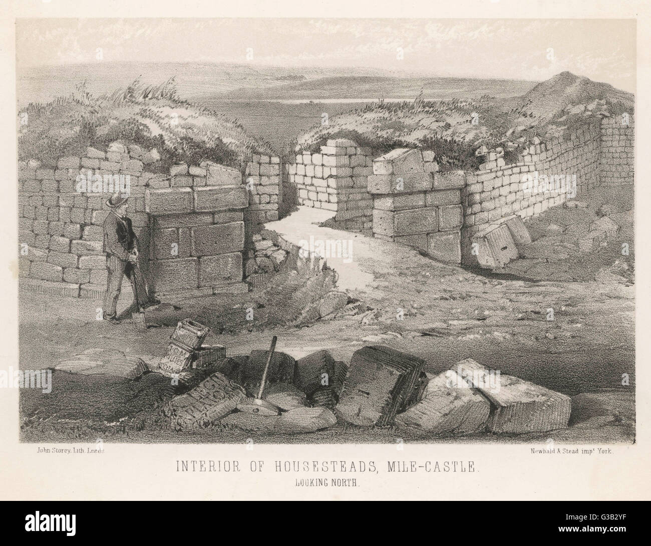 An example of a roman wall hi-res stock photography and images - Alamy