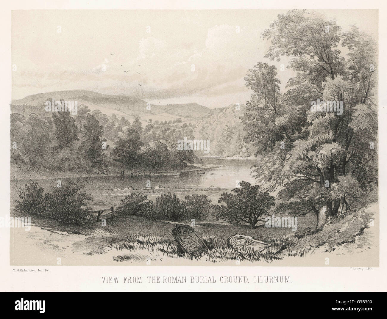 ROMAN BURIALS - CHESTERS Stock Photo - Alamy