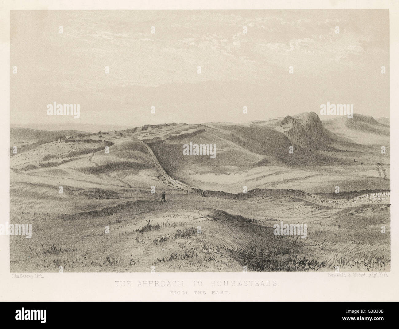 Housteads fort hi-res stock photography and images - Alamy