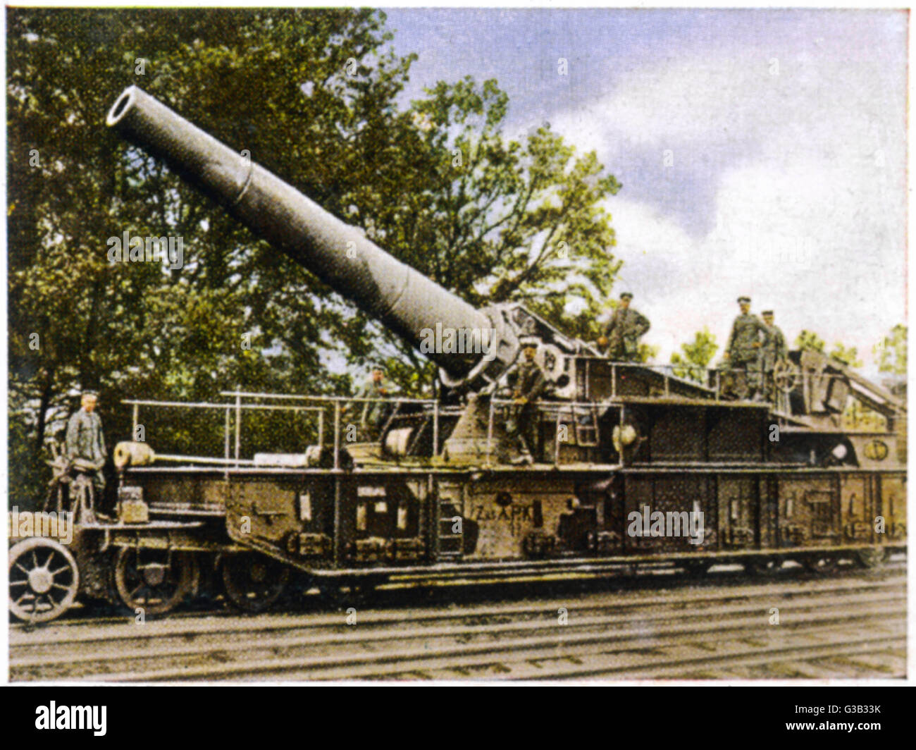 German rail artillery hi-res stock photography and images - Alamy