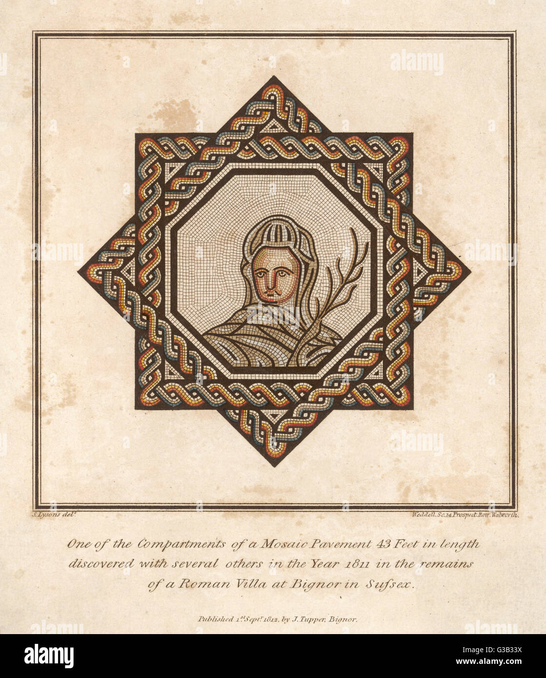 Roman mosaic pavement hi-res stock photography and images - Alamy