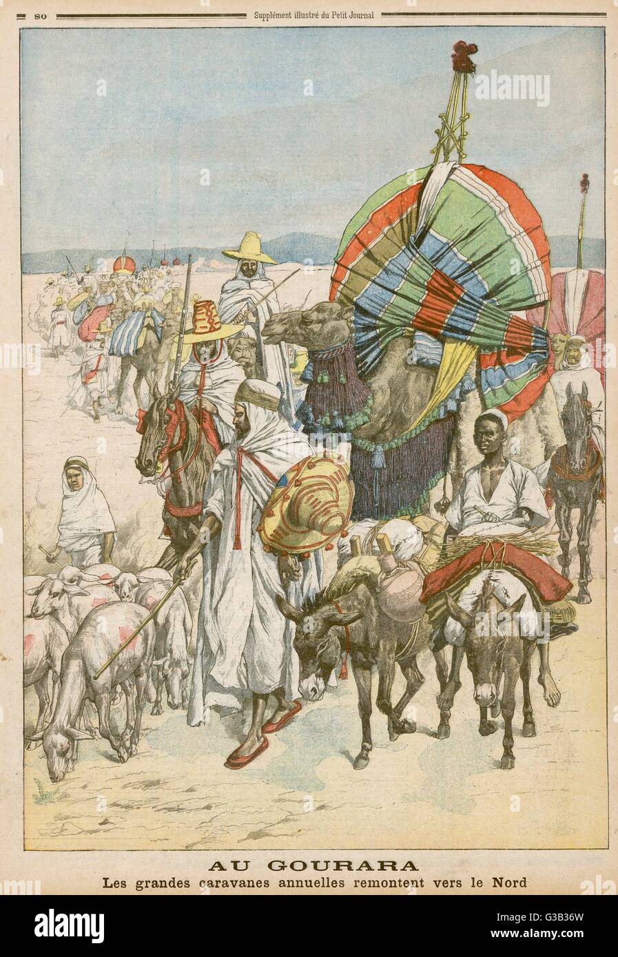 ALGERIAN TRADE CARAVAN Stock Photo - Alamy