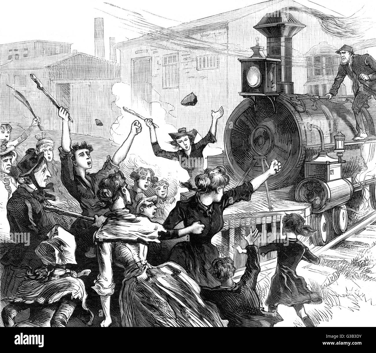 Train and children Black and White Stock Photos & Images - Alamy